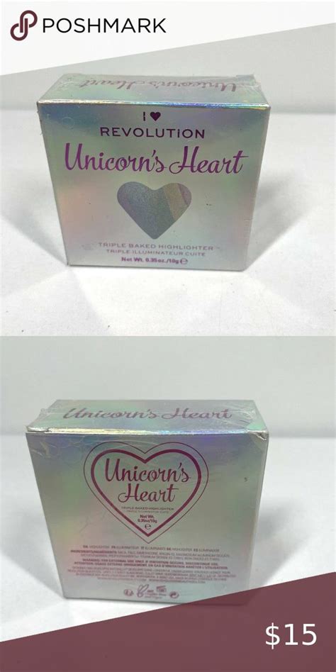 Revolution I ️revolution Unicorns Heart Triple Baked Highlighter Nib Sealed