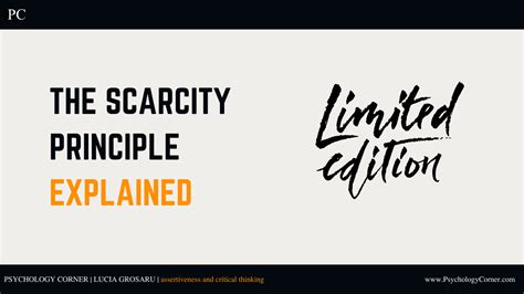 The Scarcity Principle Neuromarketing And Behavioral Economics Psychology Corner The Scarcity Principle Neuromarketing And Behavioral Economics Psychology Corner