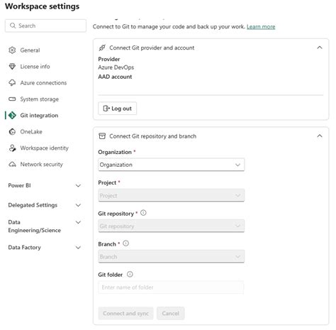 Git 統合を開始する Microsoft Fabric Microsoft Learn