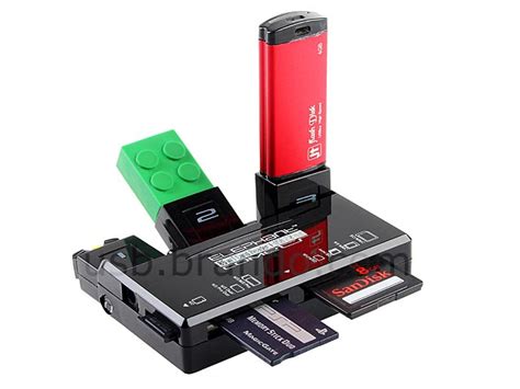 Port USB Hub With Card Reader Gadgetsin