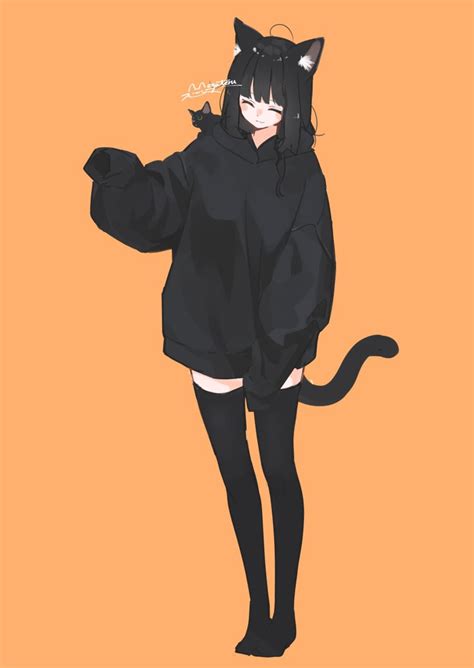 Автор Megateru Neko Animal Ears Animal Ears Anime Anime