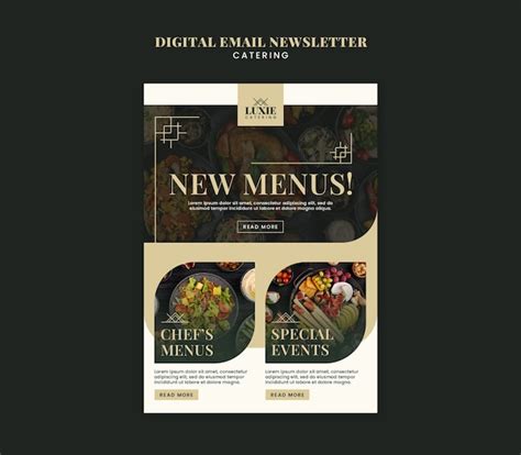 Premium Psd Catering Template Design
