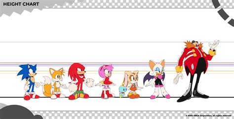 Sonic The Hedgehog Amy Rose Rouge The Bat Tails Knuckles The