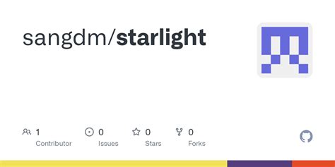 Github Sangdmstarlight
