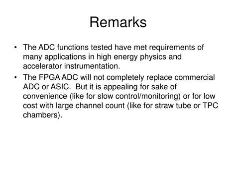 Ppt Tdc And Adc Implemented Using Fpga Powerpoint Presentation Free