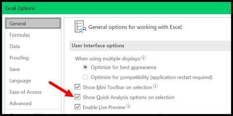 Excel Quick Analysis Tool Excel Tutorials