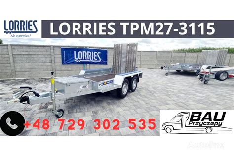 Przyczepa Do Przewozu Sprzętu Budowlanego Lorries Tpm27 Mini Excavator Trailer Przyczepa Pod