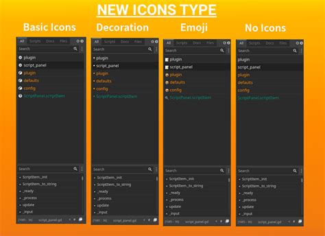 Script Panel Godot Asset Library