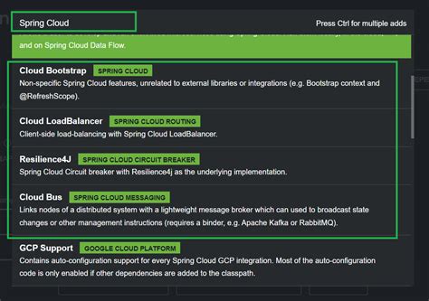 How To Generate A New Spring Cloud Project In Spring Initializr