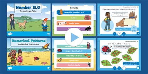 👉 Eyfs Maths Number And Numerical Patterns Elg Powerpoint Pack