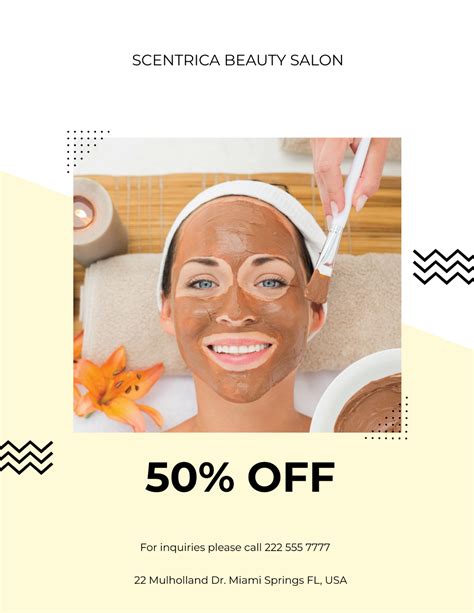 Free Beauty Flyer Templates Editable And Printable