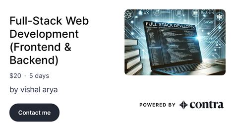 Full Stack Web Development Frontend And Backend By Vishal Arya
