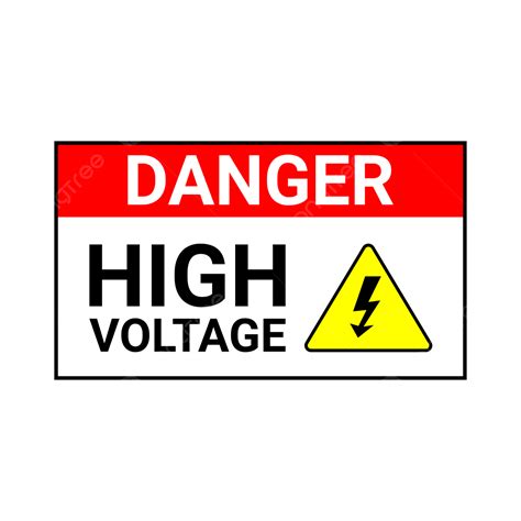 High Voltage Symbol Vector