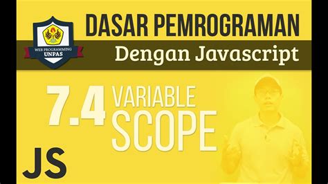Function Pada Javascript Variable Scope Youtube