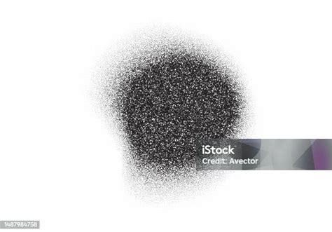 노이즈 그레인 스프레이 효과 점묘법 검은 점 얼룩 반점 벡터 거친 점 스티플 그레인 글리터 입자가 흩어져있는 거친 노이즈 점묘 디자인 점묘 기법에 대한 스톡 벡터 아트 및