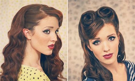 Retro Pin Up Style Hair Tutorials By The Freckled Fox Wonder Forest Style Design Life