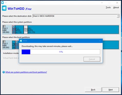 Wintohdd — утилита для установки и клонирования Windows без