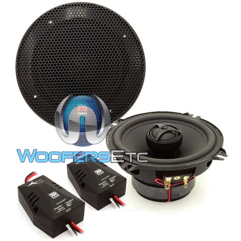 Tempo 5 Coax - Morel 5.25" 100W RMS 2-Way Coaxial Speakers with Crossovers
