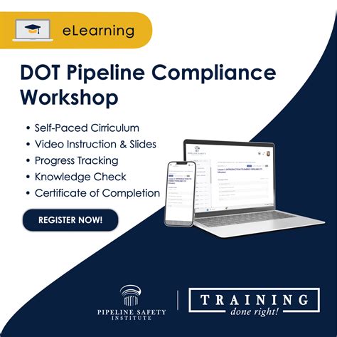 RCP S DOT Pipeline Compliance Newsletter PSI Training Schedule