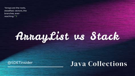 Ganti Sai Sagar On Linkedin Arraylist Vs Stack