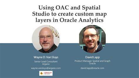 Analytics And Data Oracle User Community On Linkedin Oac Spatial