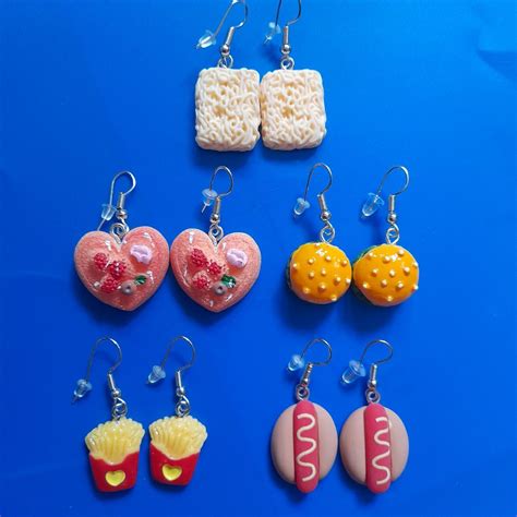5 Pairs Cute Funny Earrings Unique Funny Cool Depop