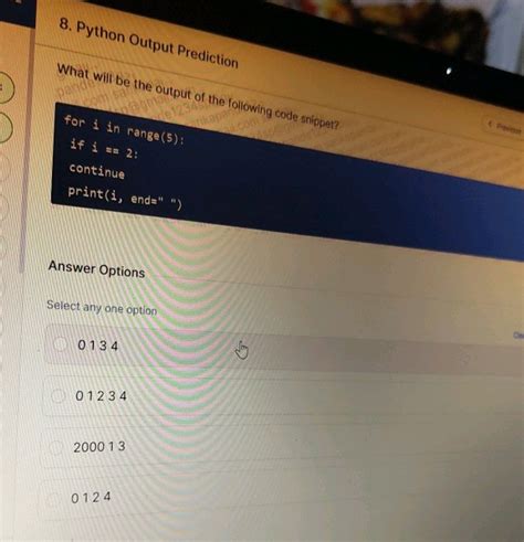 8 Python Output Prediction What Will Be The Studyx