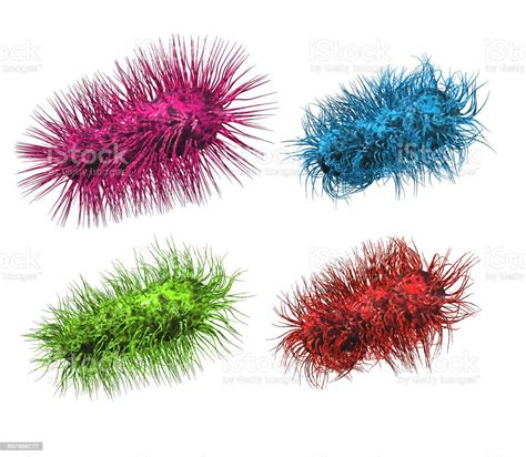 흰색 배경에 고립 된 바이러스 박테리아의 상세한 3 차원 의료 일러스트 간염에 대한 스톡 사진 및 기타 이미지 간염 감기와 독감 건강관리와 의술 Istock