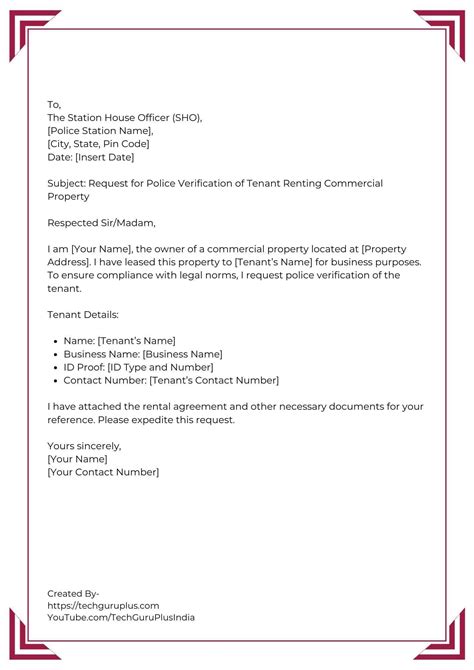 Application For No Objection Certificate Noc [5 Format]