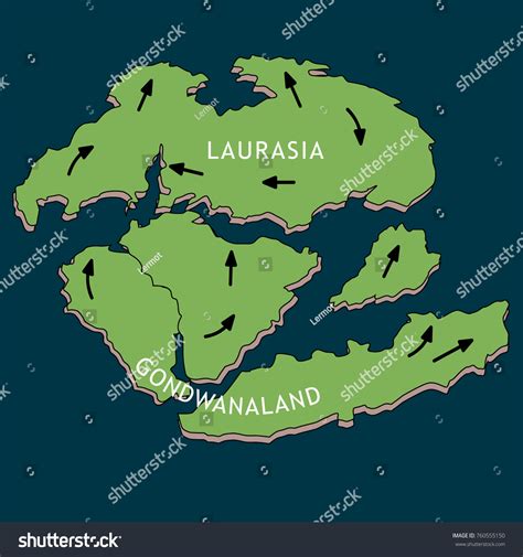 Gondwanaland Over 15 Royalty Free Licensable Stock Vectors And Vector