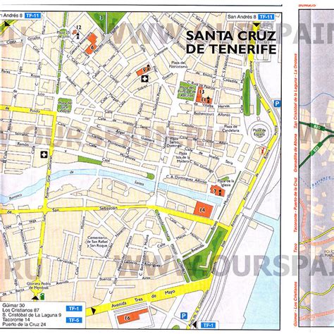 Санта Круз де Тенерифе Карты городов Наша Испания