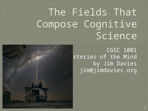 pptx the fields that compose cognitive science dokumen tips