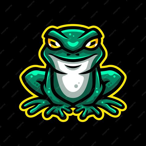Premium Vector Frog Mascot Logo