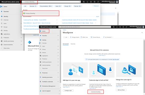 為客戶自定義商標 microsoft entra external id microsoft learn
