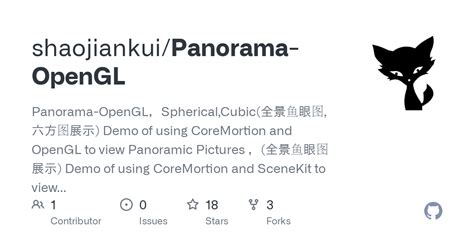 GitHub Shaojiankui Panorama OpenGL Panorama OpenGLSpherical Cubic