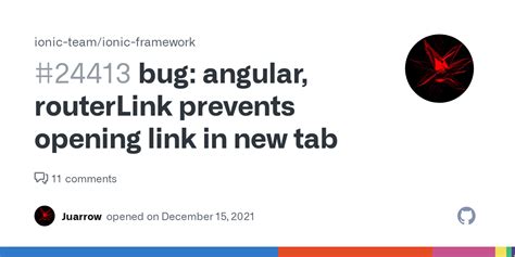Bug Angular Routerlink Prevents Opening Link In New Tab · Issue