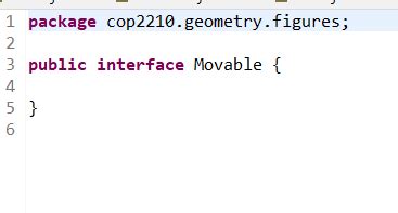 Solved Create A New Interface Named Movable Under The Chegg Com