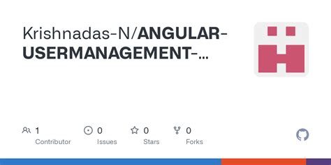 Github Krishnadas N Angular Usermanagement Clientside