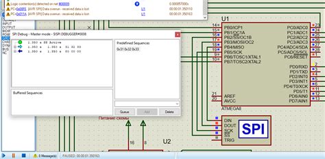 Issue With Avr Spi Slave Interrupt In Proteus ATmega Electrical Engineering Stack Exchange