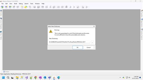 Opening C8 App In Clarion 11 Shows Select New Dictionary Warning Questions Clarionhub