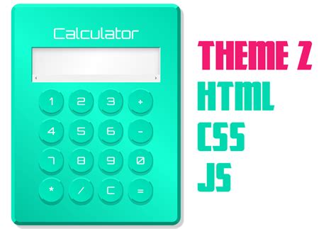 Working Html Calculator In 2 Color Schemes For 5 Seoclerks