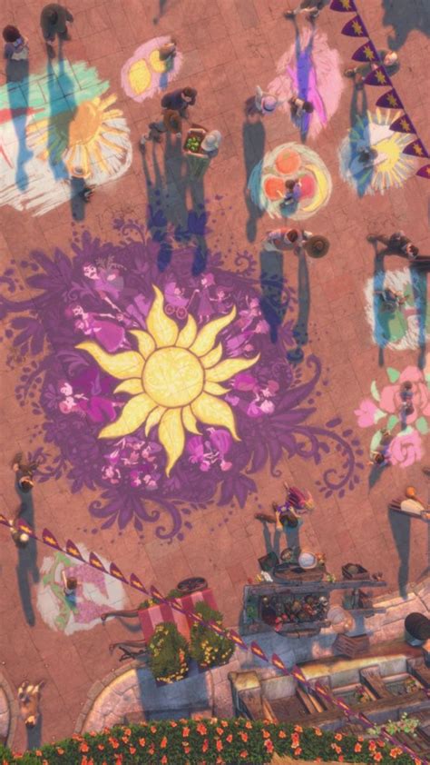 Tangled Kingdom Dance Wallpaper Sfondi Disney Tema