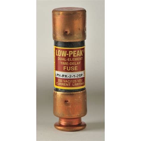 Bussmann 2 1 2a Rk1 Time Delay Ul Class Fuse 250v Ac Lpn Rk Sp Series Lpn Rk 2 1 2sp