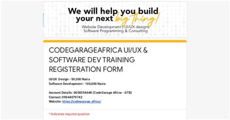 Codegarageafrica On Linkedin Codegarageafrica Uiux And Software Dev