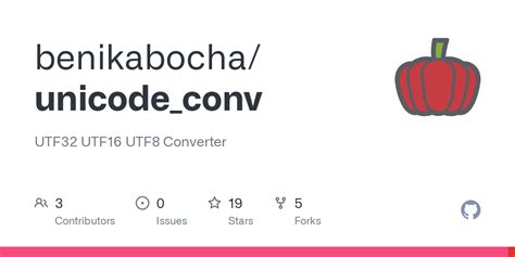 github benikabocha unicode conv utf32 utf16 utf8 converter