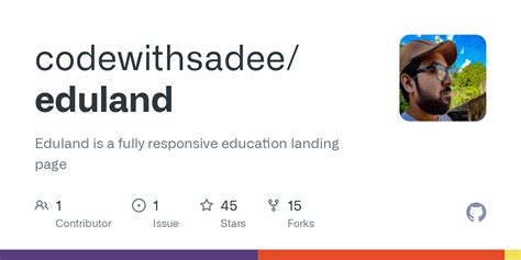 GitHub Codewithsadee Eduland Eduland Is A Fully Responsive Education