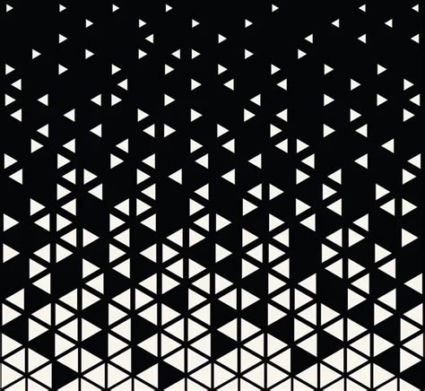 Abstract Seamless Geometric Triangle Vector Pattern Stock Vector Image