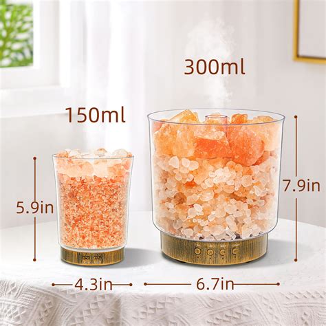 Buy Wholesale China Salt Diffuser 400ml Water Tank Aroma Cool Mist Humidifier Himalayan Salt