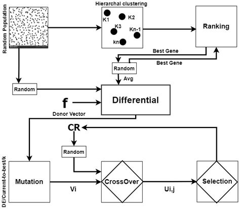 Symmetry Free Full Text Differential Evolution And Agglomerative Clustering Based Mutation