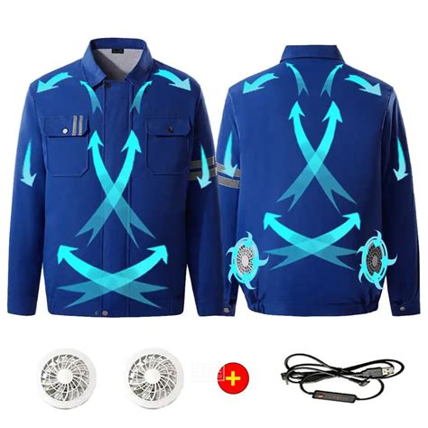 남성 S 여름 의류 팬 냉각 조끼 Usb 충전 냉각 조끼 캠핑 하이킹 낚시 냉각 작업자 에어컨 재킷 Aliexpress